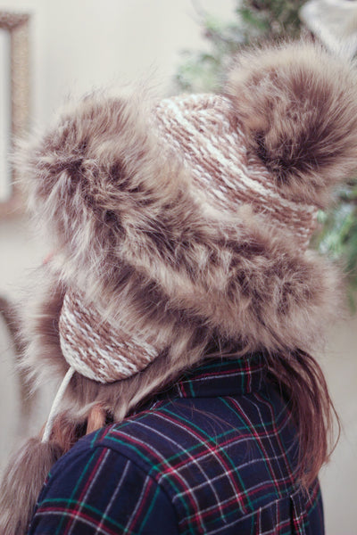 Candy Cane Trapper Hat {{more color options}}